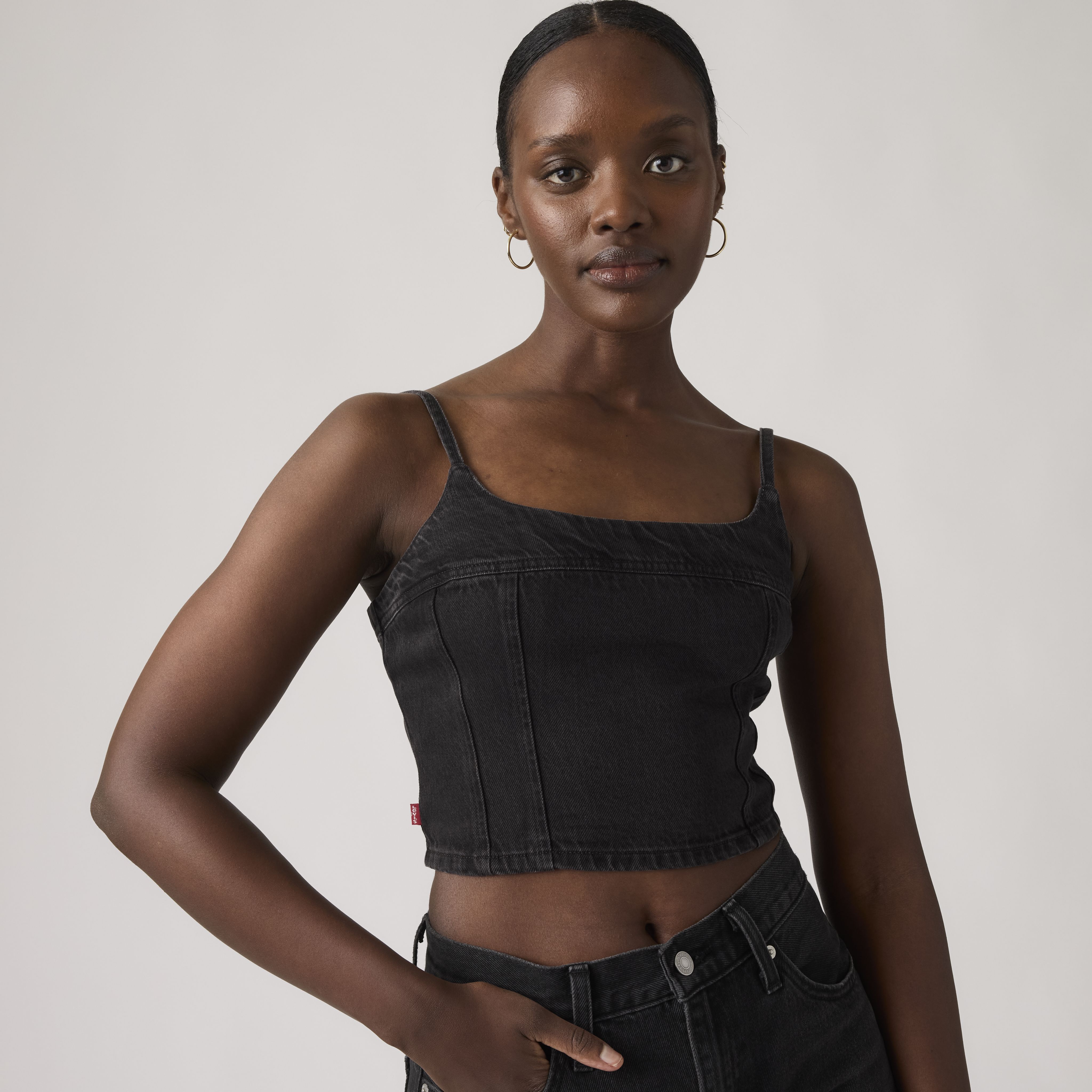 LEVI'S Jadine Denim Cami Tank Top